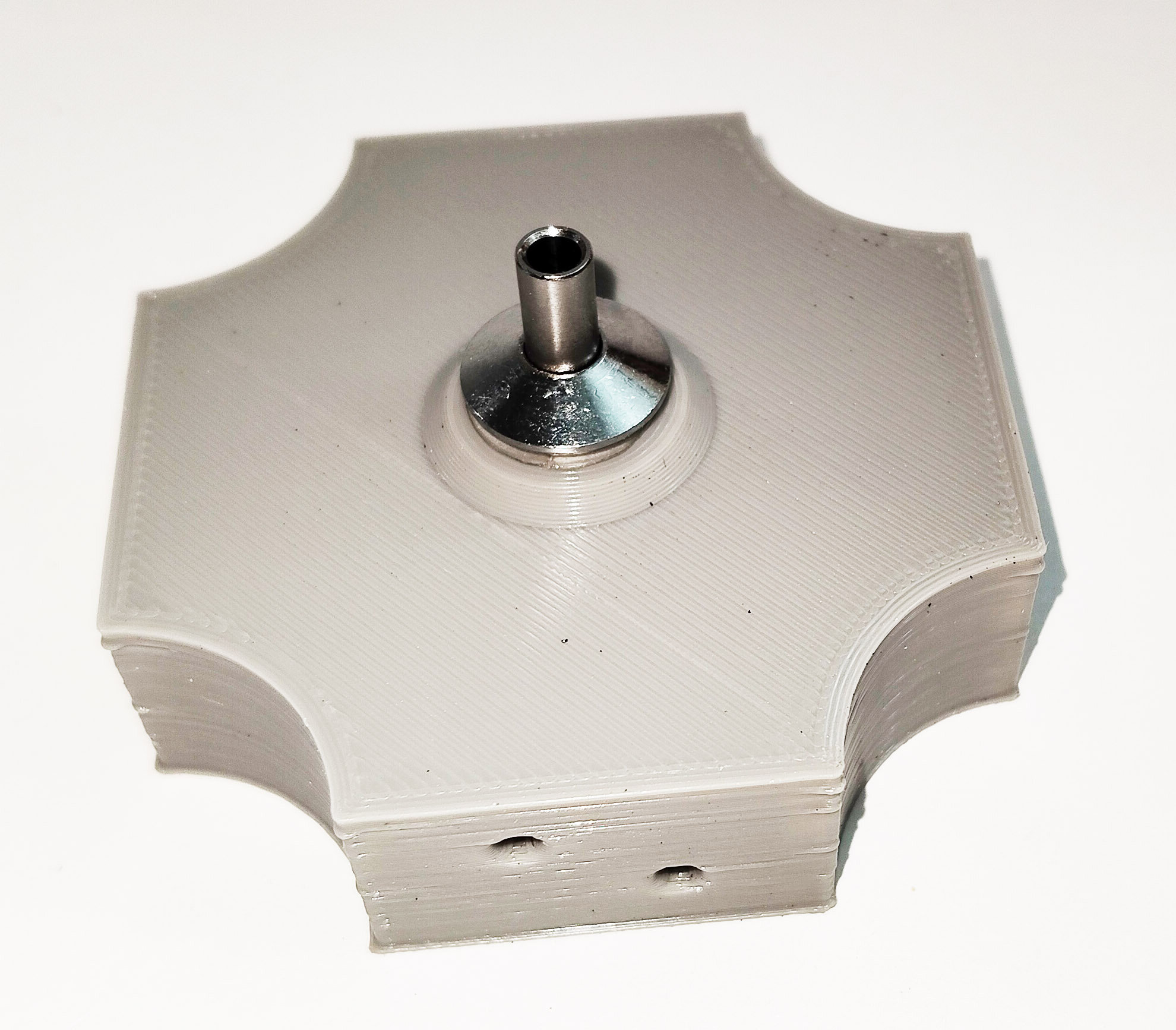 Точечное крепление для тросиковых подвесных светильников и люстр хром