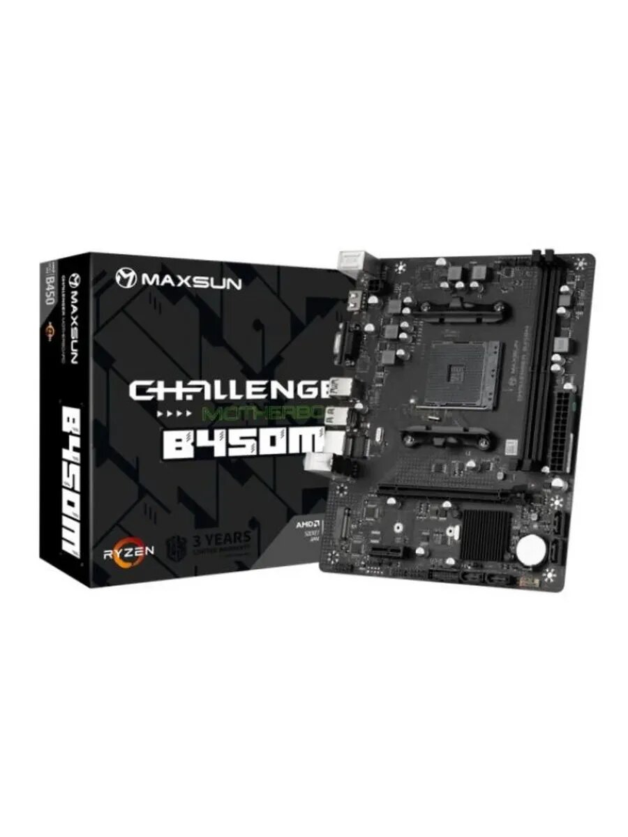 Материнская плата CHALLENGER B450M - AM4, DDR4