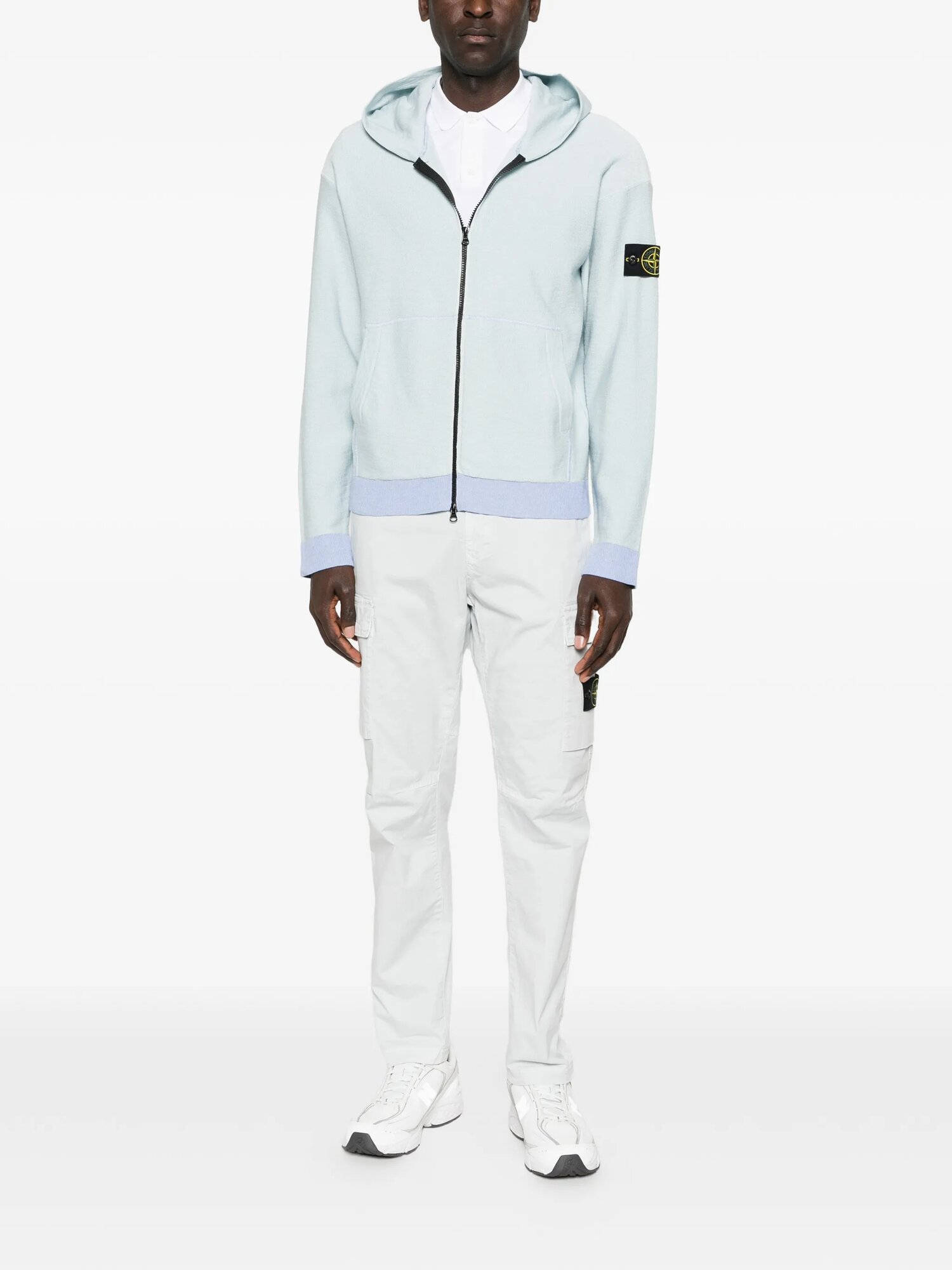 Брюки классические Stone Island, размер Waist (in) 38, светло-голубой — фото 1