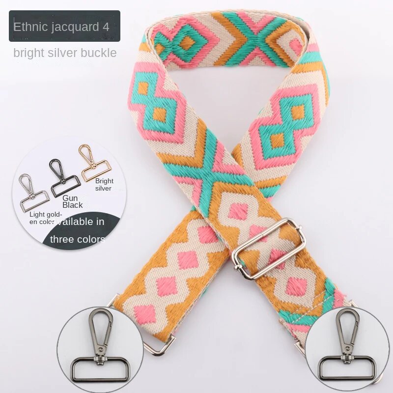 Новая женская сумка через плечо, аксессуары, ремень для сумки, регулируемый J182-A4-Gun Black