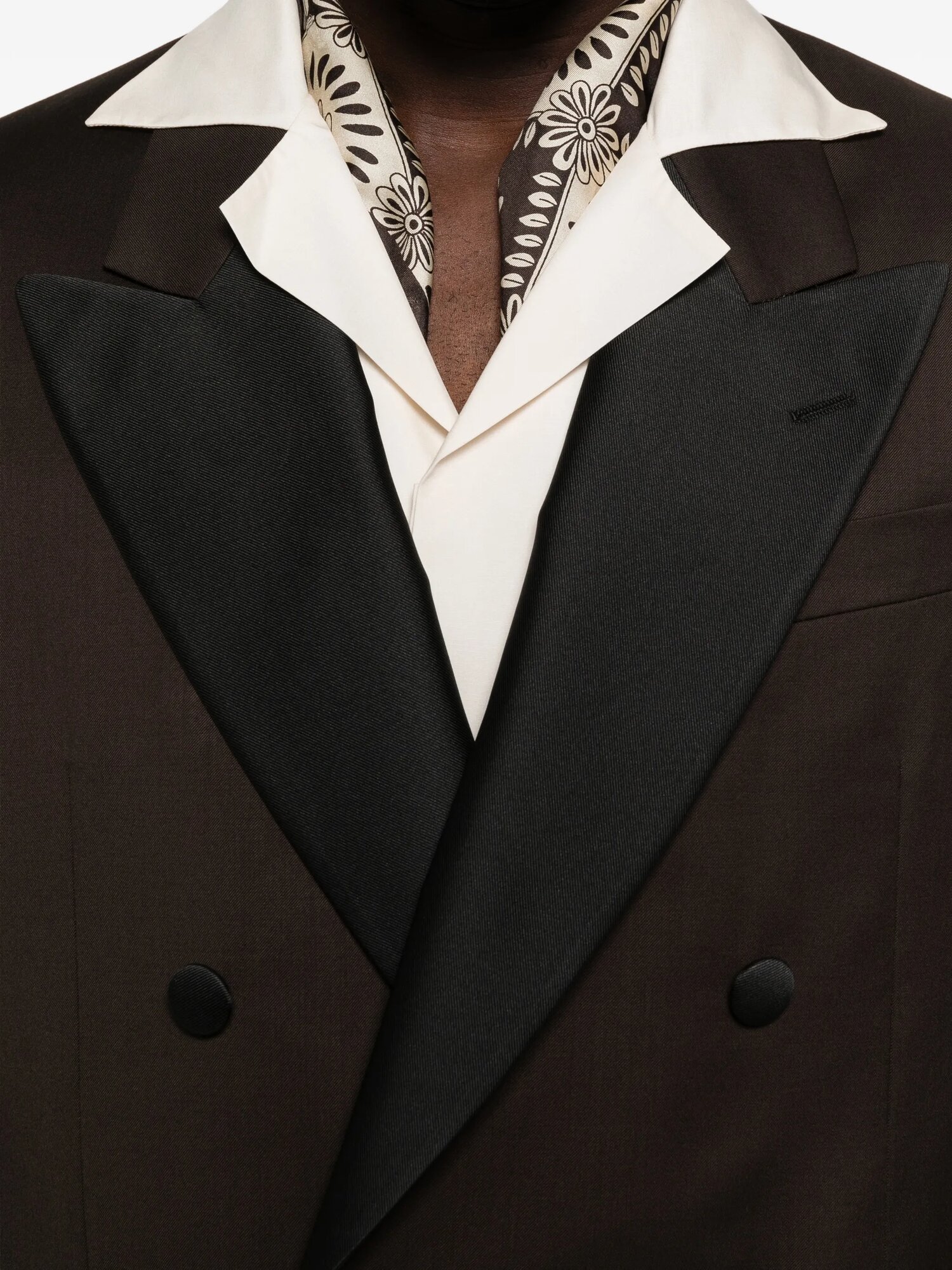 Комбинезон Lardini Double-breasted suit, размер 48, brown — фото 1