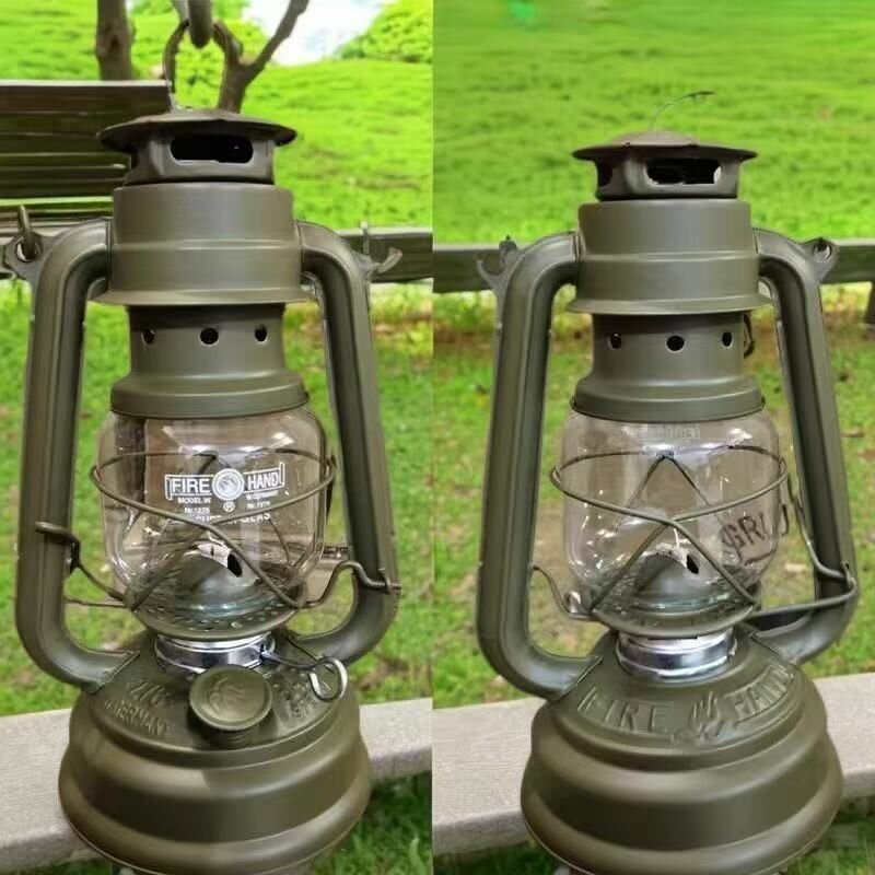 Керосиновая лампа Немецкие старые винтажные кемпинговые керосиновые лампы