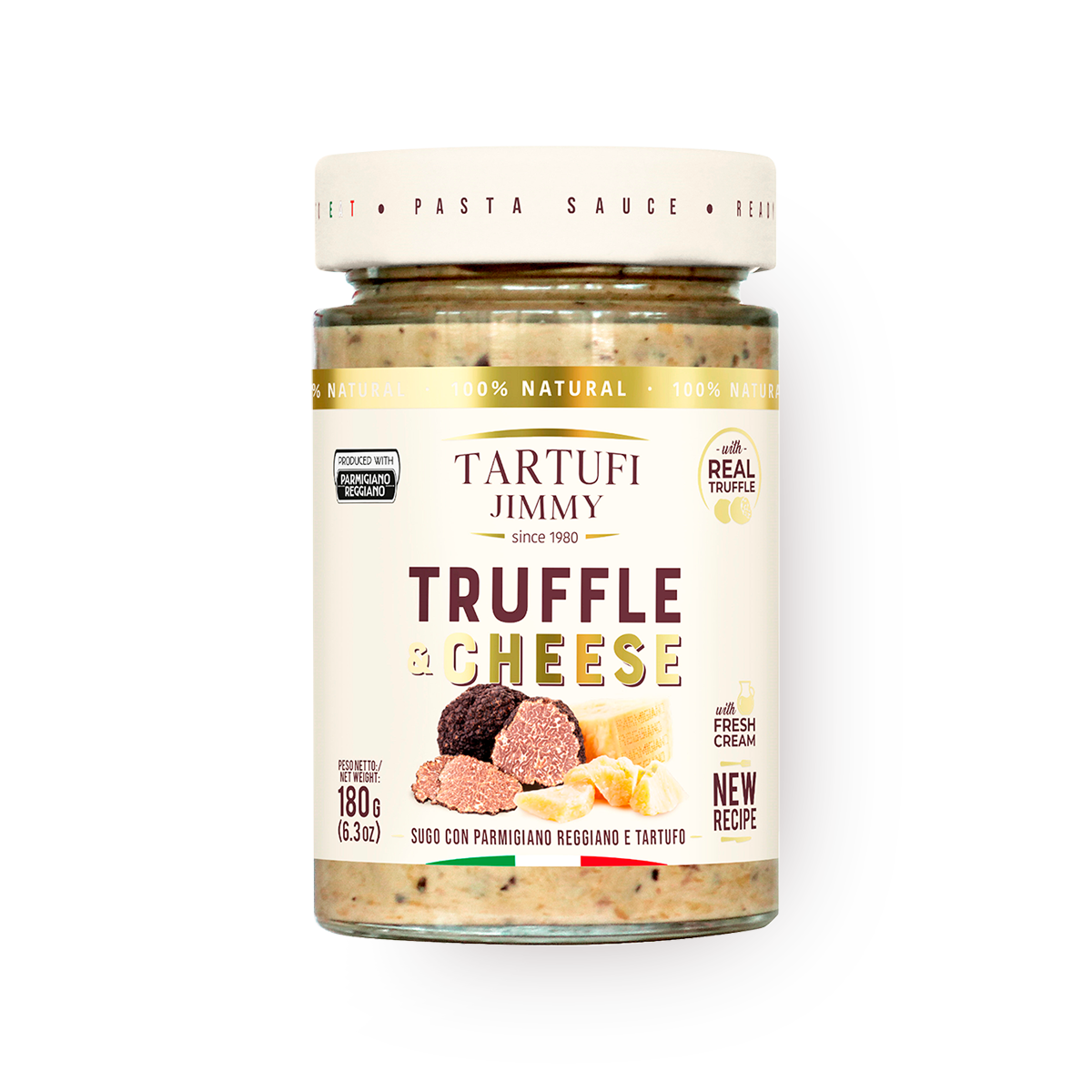 Соус Tartufi Jimmy, трюфельный, с Пармиджано, 180 граммов, 1 упаковка