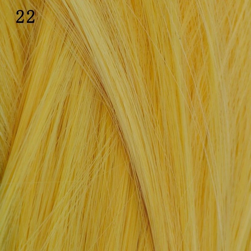 Синтетический парик для косплея желтый 40 дюймов 22