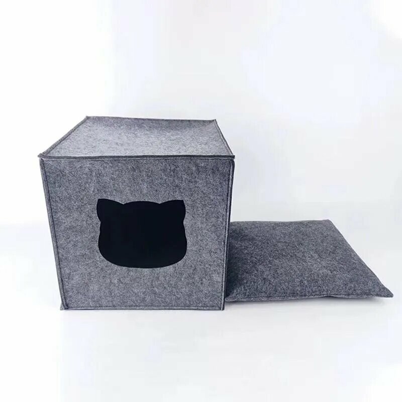 Фетровый домик для кошек