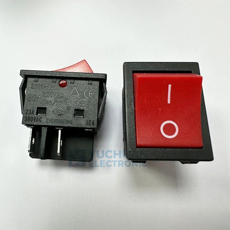 (10 шт.) Оригинальный 4-контактный переключатель 30А без лампы KH02 30A250V не со светом ZH02-Ax-30A 250 В переключатель сварочного аппарата 30А