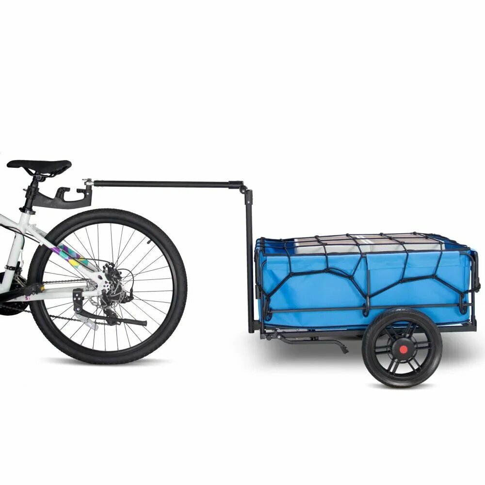 Прицеп для велосипеда. Максимальная грузоподъемность -50 кг. Складной и съемный