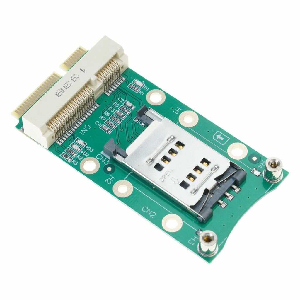 Карта-адаптер miniPCIe с держателем SIM-карты-флип-тип