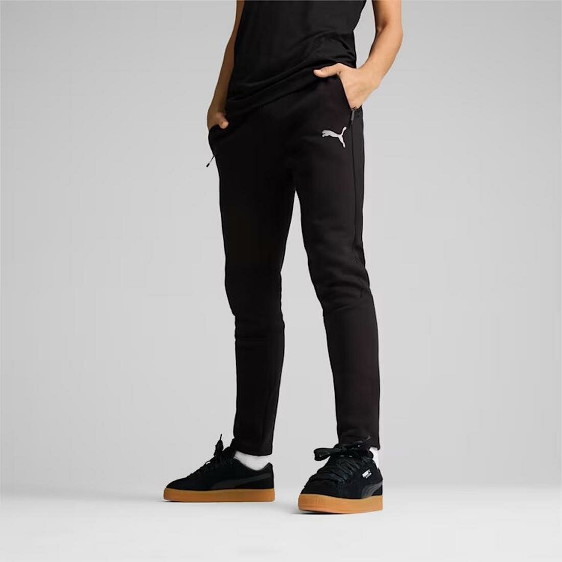 Брюки спортивные PUMA Evostripe, размер 52, черный