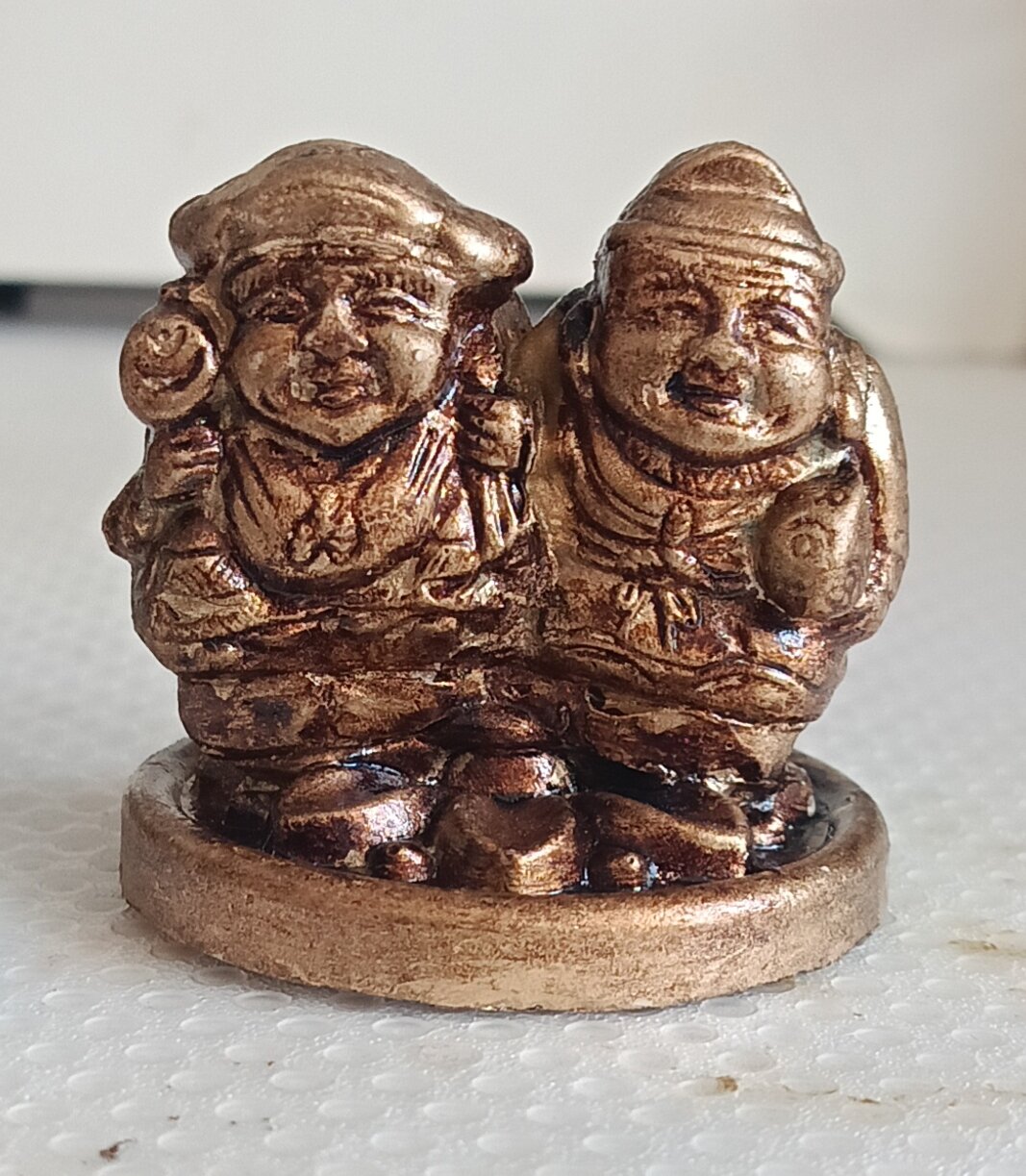 Дайкоку и Эбису, двое из семи богов счастья в японской мифологии, статуэтка 6х6х6 см