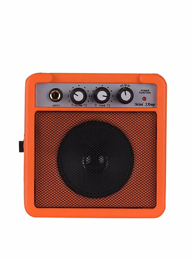 5W Mini Guitar Amplifier Orange Portable Electric Guitar Amplifier — фото 1