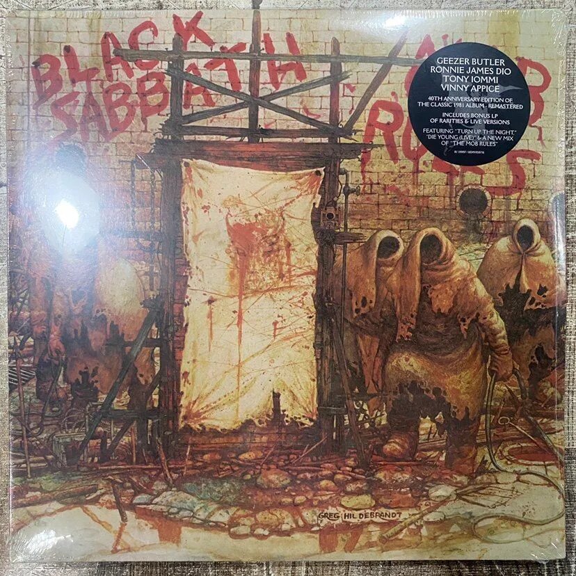 Виниловая пластинка Black Sabbath Mob Rules LP, коллекционное издание от Vertigo