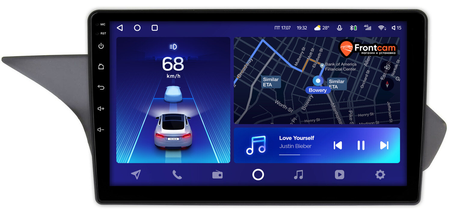 Штатная магнитола Mercedes E-klasse (W212) 2009-2016 (седан) Teyes CC2 PLUS 4/64 10" RM-10-1378 Android 10 (4G-SIM, DSP, QLed)