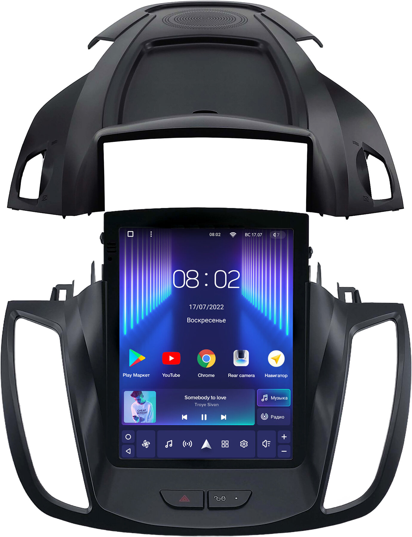 Штатная магнитола Ford Kuga 2 2012-2019 Teyes TPRO 2 DS (Tesla) 9.7" 4/32 RM-1312-39 Android 10 (4G-SIM, DSP, QLed)