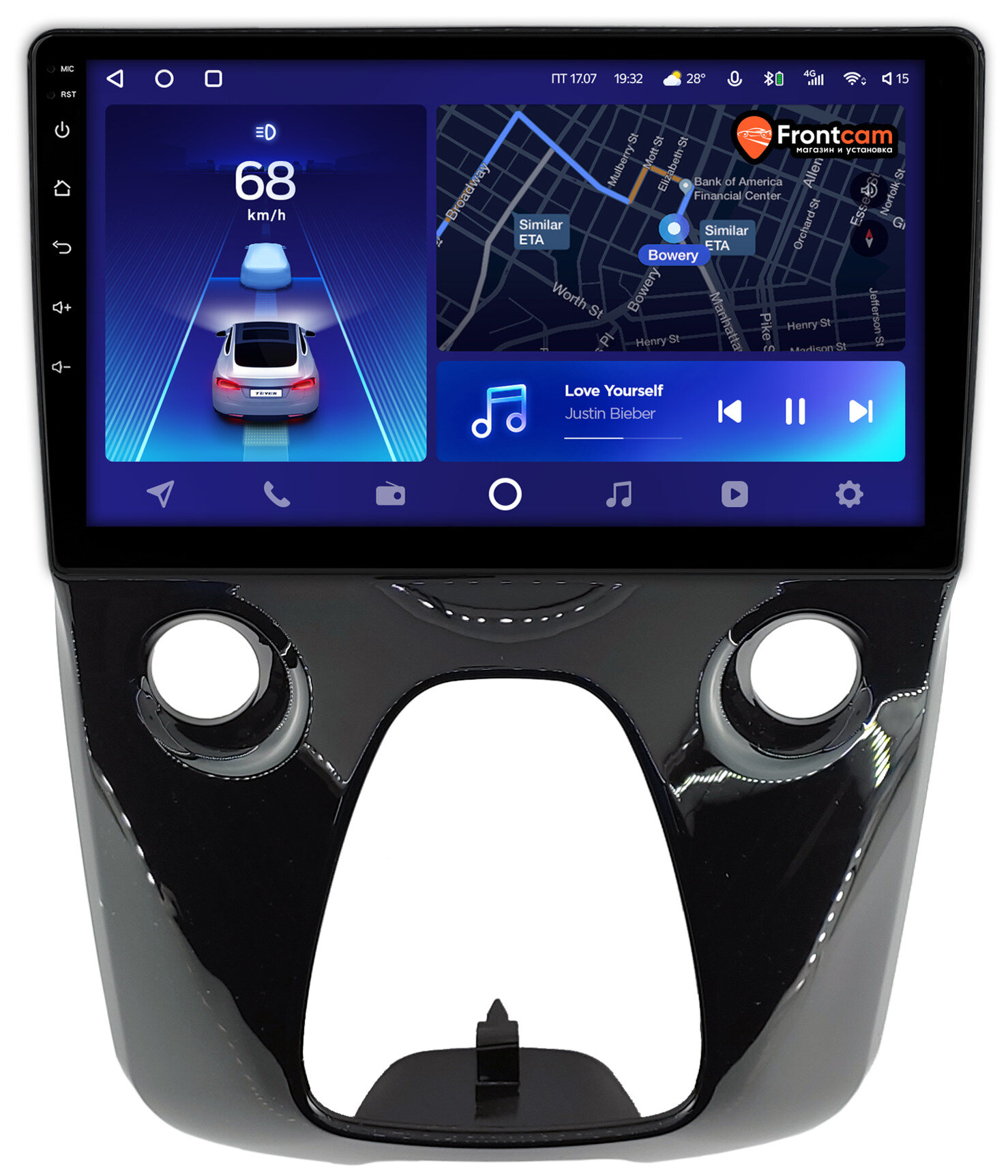 Штатная магнитола Toyota Aygo 2 2014-2024 Teyes CC2 PLUS 6/128 10" RM-10-1458 Android 10 (4G-SIM, DSP, QLed)