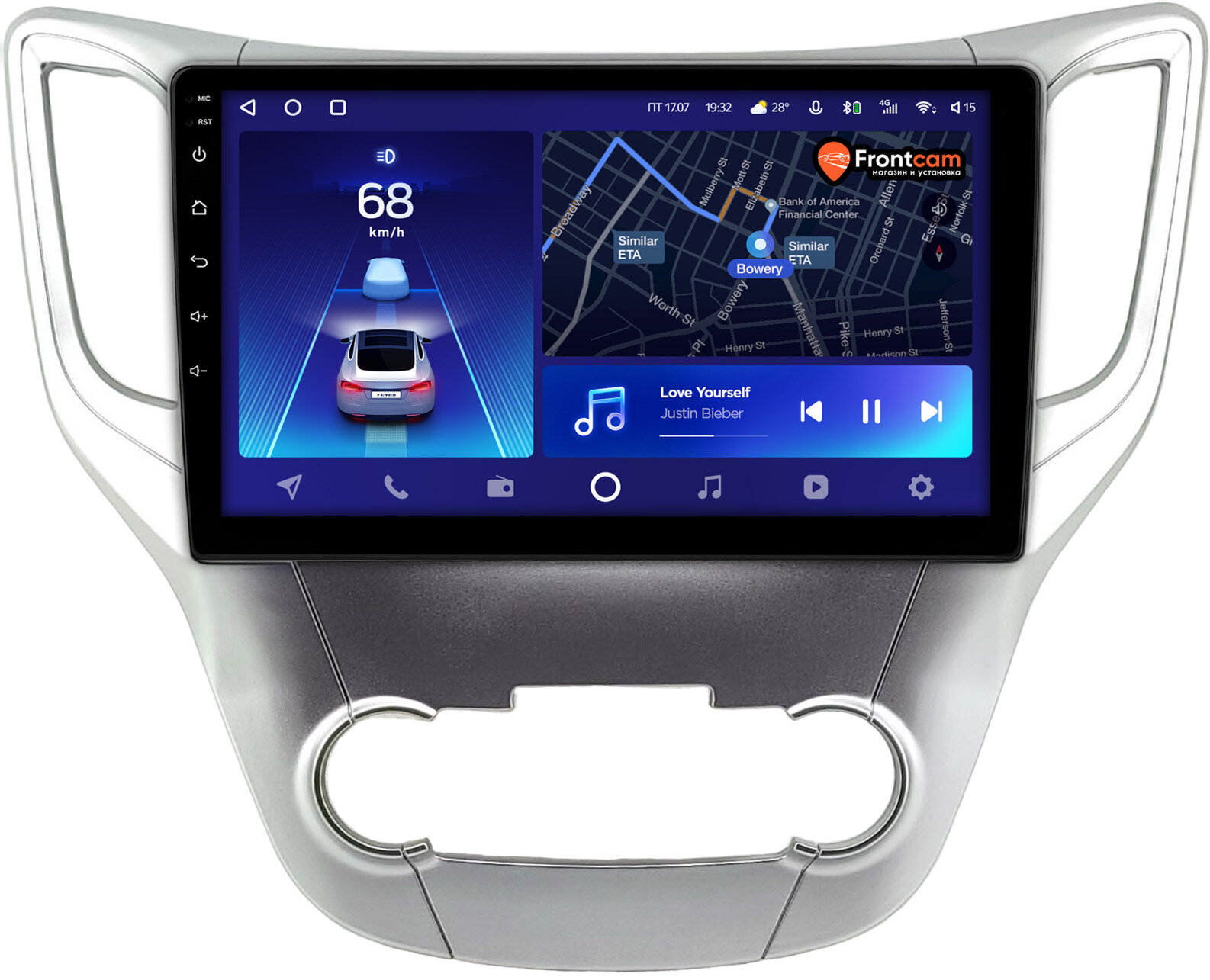 Штатная магнитола Changan CS35 2013-2022 (серебряная) Teyes CC2 PLUS 4/32 10" RM-10-0720 Android 10 (4G-SIM, DSP, QLed)