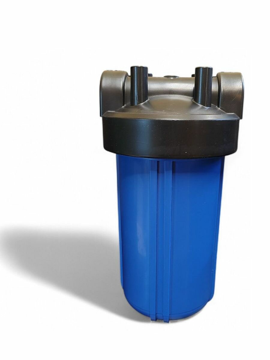 Корпус (колба) магистрального фильтра WhiteWater 10ВВ 1", для холодной воды с ключом и кронштейном