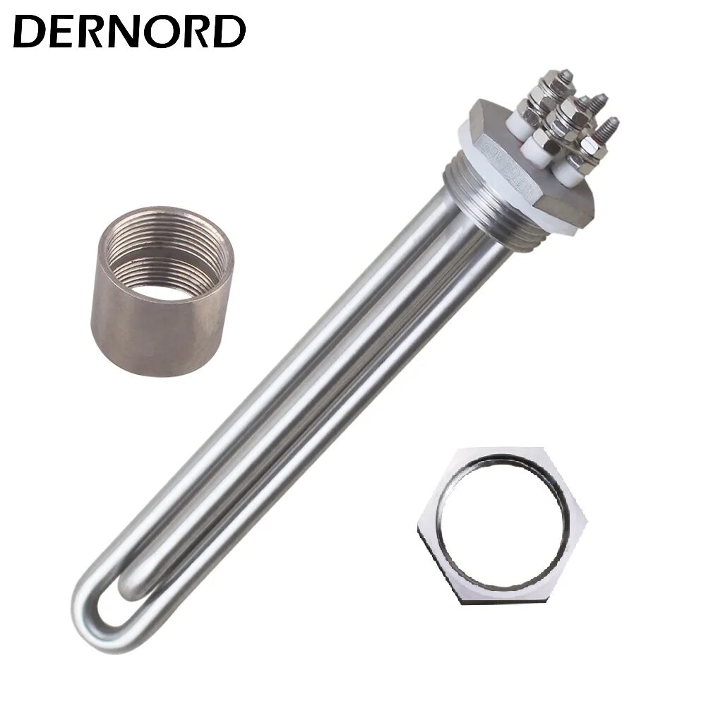 Водопогружной нагреватель DERNORD 12V 600W, 304SUS