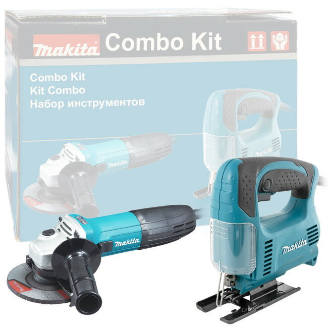 Набор электроинструментов Makita DK0122 (лобзик, болгарка)