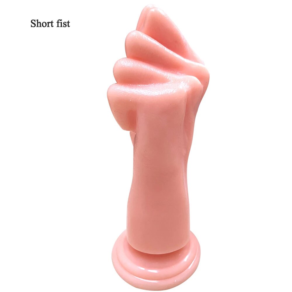Фаллоимитаторы с большим кулаком, анальная пробка, секс-игрушка, мягкие ручные Flesh Short Fist