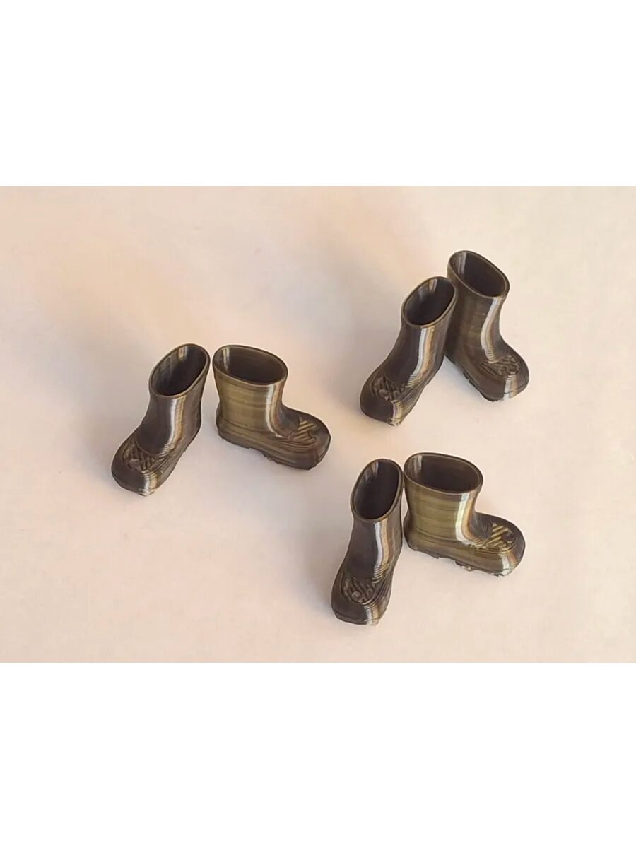 Набор миниатюр "Сапожки" - 3 пары для ватной игрушки