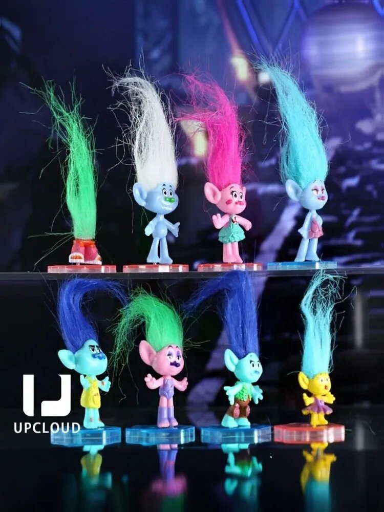 Мультфильма Тролли - Trolls, Тролли 8 шт UPCLOUD материал из пвх