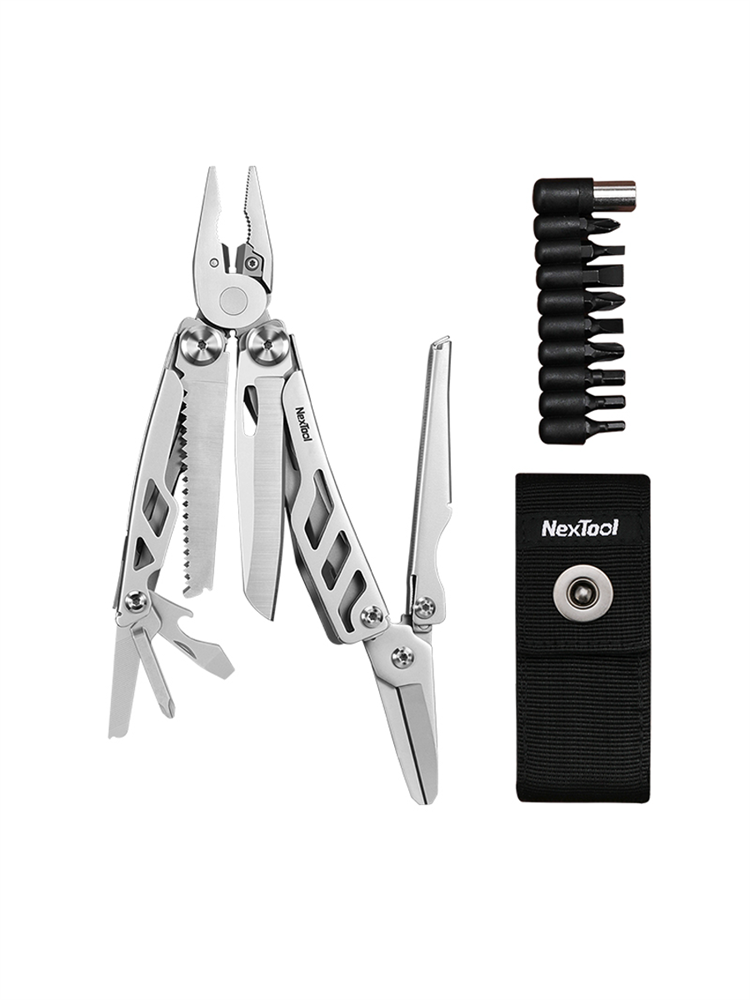 NeXTool Мультитул универсальный NexTool Flagship Max NE20310 серебристый
