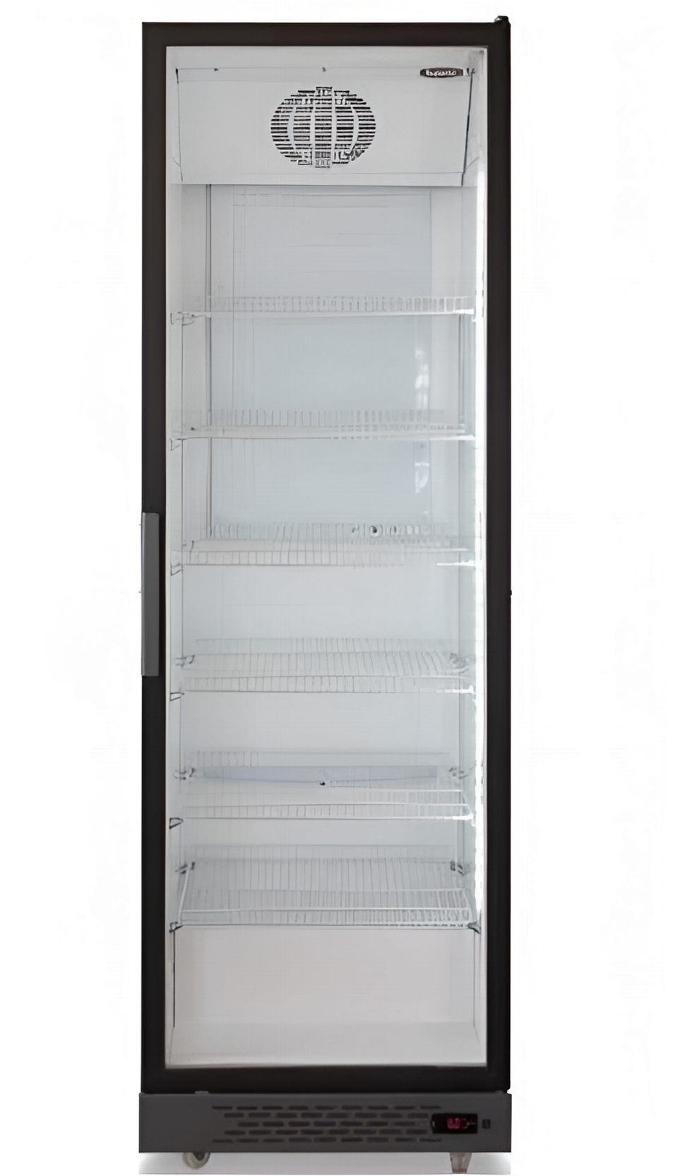 Холодильный шкаф-витрина БИРЮСА B660D, объем 602 литров, белый/черный