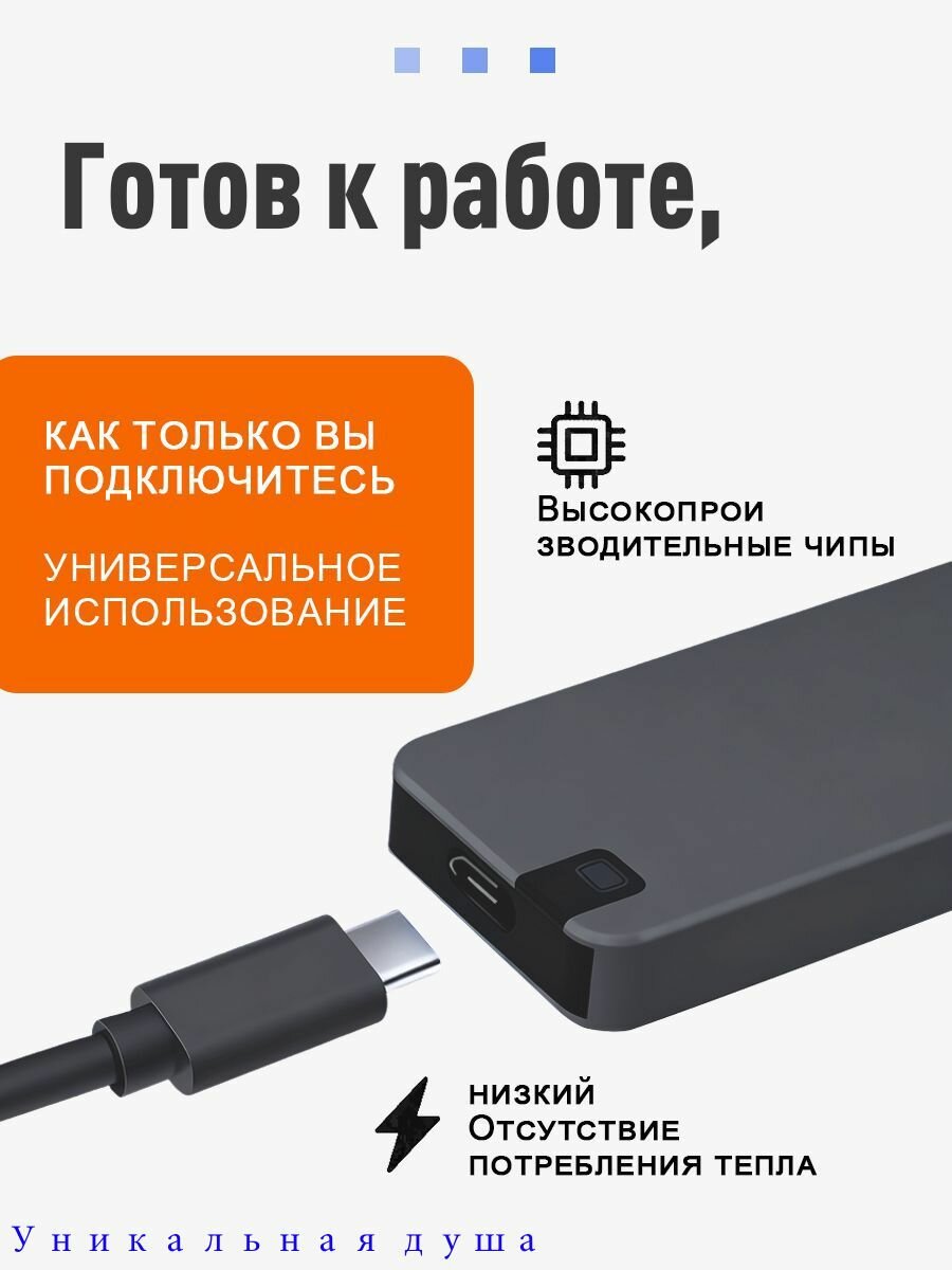 1 ТБ Внешний SSD-диск — фото 1