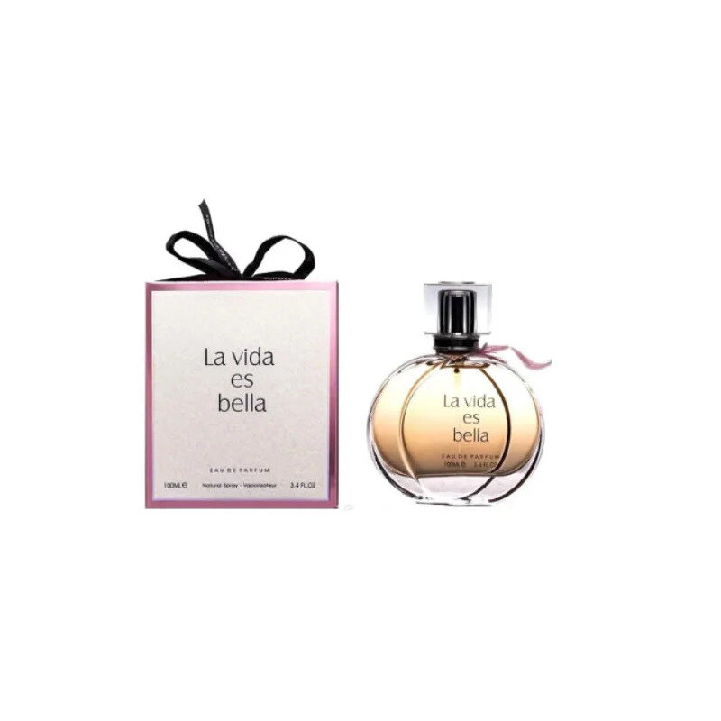 Парфюмерная вода Fragrance World La Vida Es Bella 100 мл / Духи Фрагранс Ворлд Ла Вида Эс Белла / Жизнь прекрасна