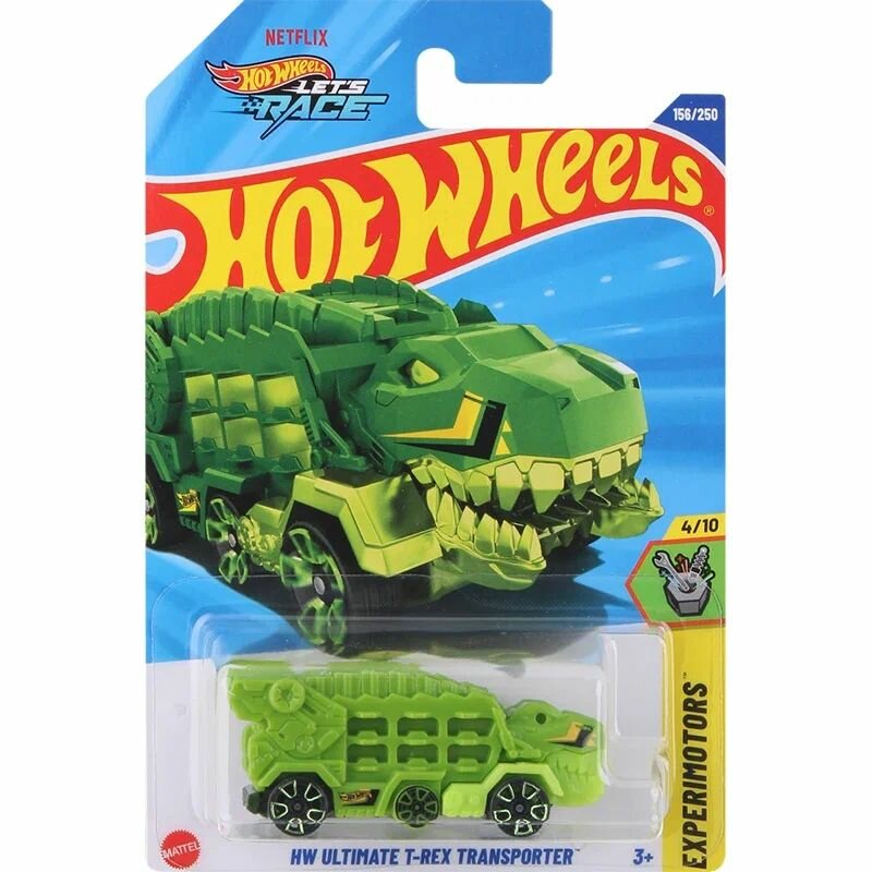 Машинка базовая Hot Wheels HW Ultimate T-Rex Transporter салатовый
