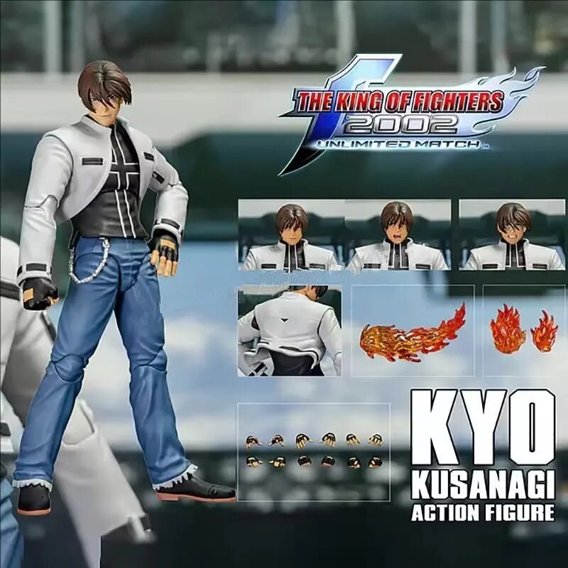 Фигуркa Кио кусанаги король бойцов / Kyo Kusanagi King of Fighters 18см