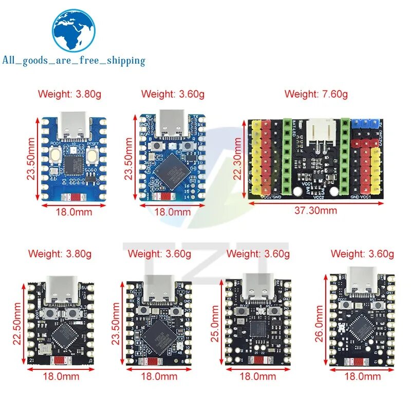 ESP32-C3-Zero (Blue Board 18P) Mini Development Board — фото 1