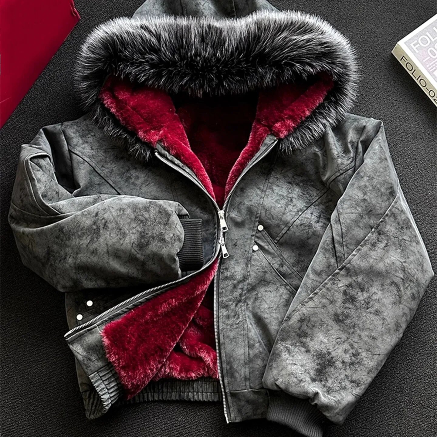 Куртка кожаная