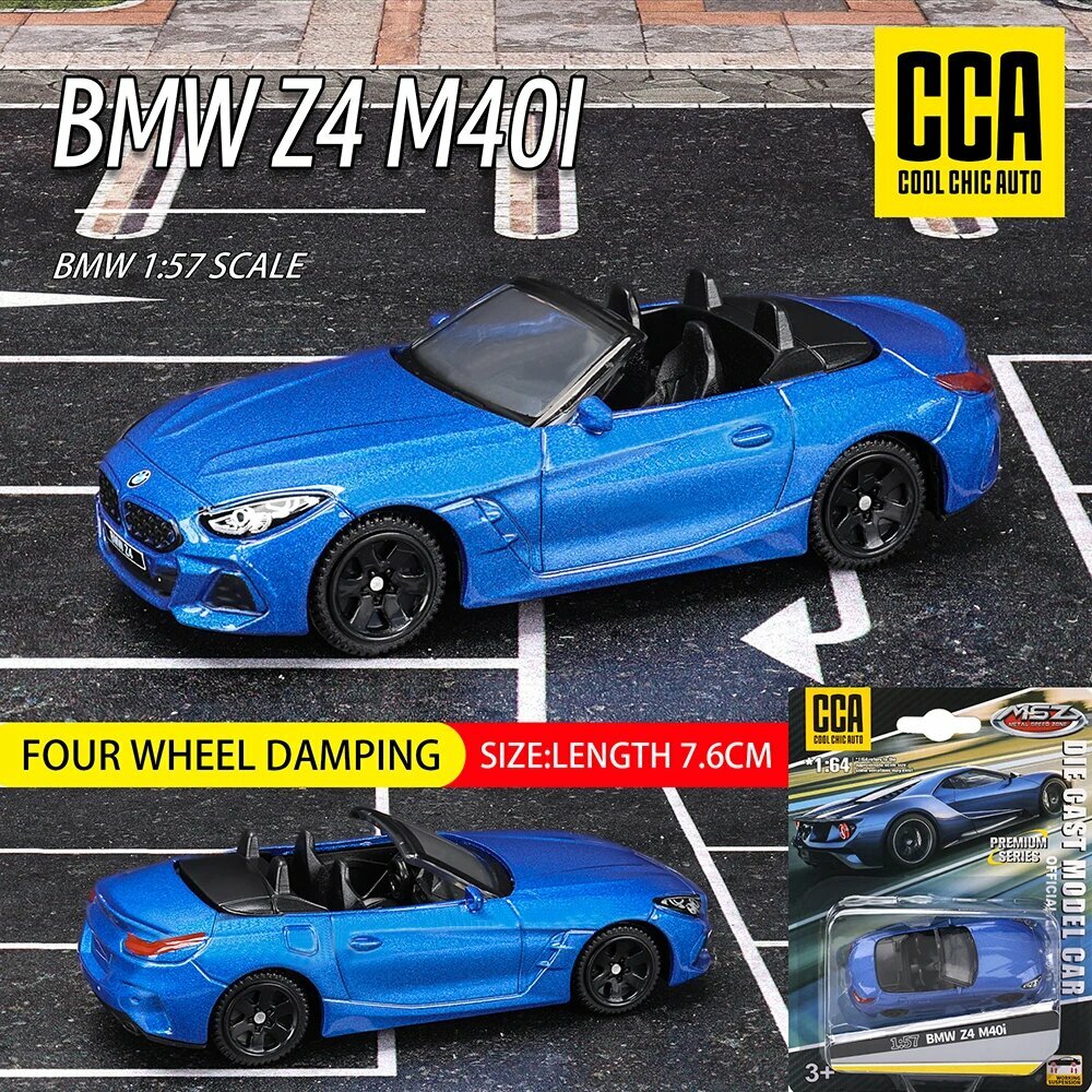 Модель BMW Z4 M40i 1:57 CCA, синий