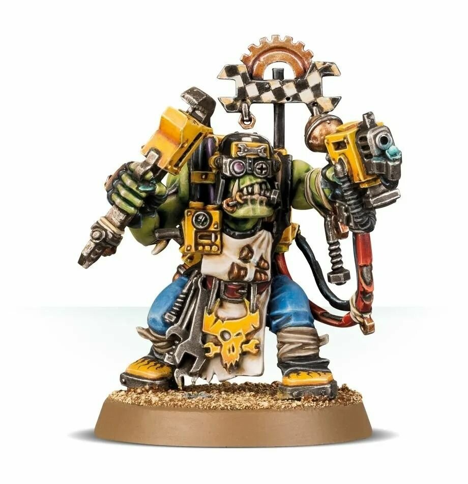 Orc, Ork Mek. С подставкой. Warhammer 40.000