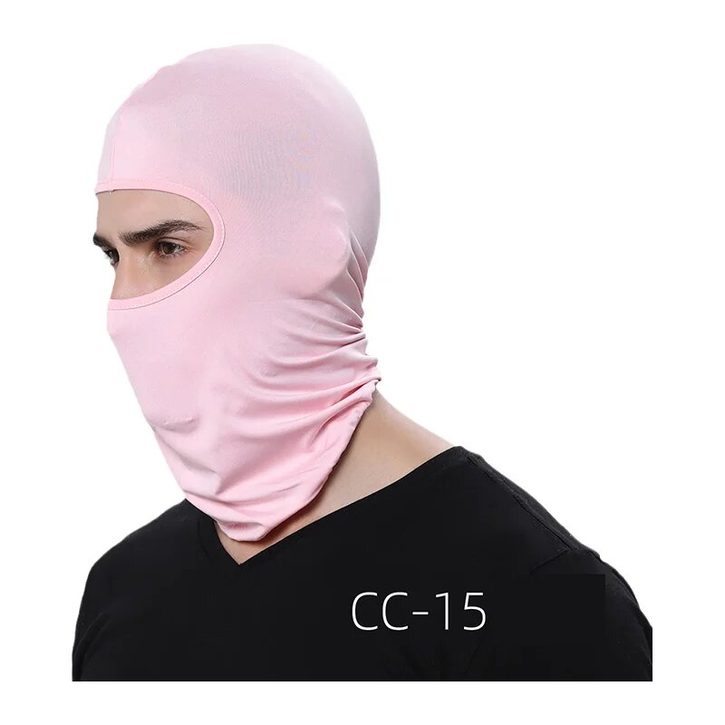 Мотоциклетная маска на шлем, Балаклава 23 Цвета, летние аксессуары для Розовый, CC-15 Pink