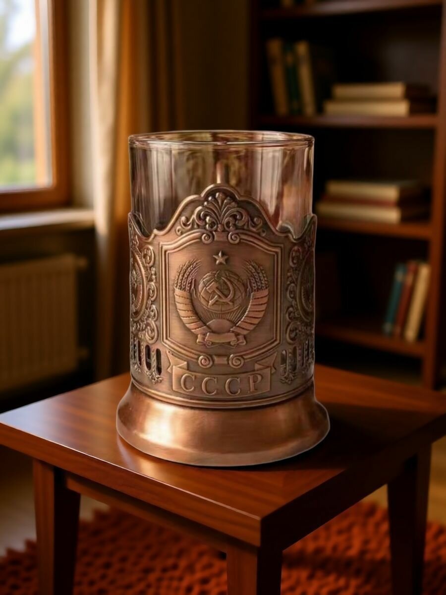 Эксклюзивный подстаканник советский