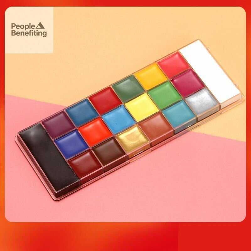 Грим Маслянный театральный бодиарт для лица и тела