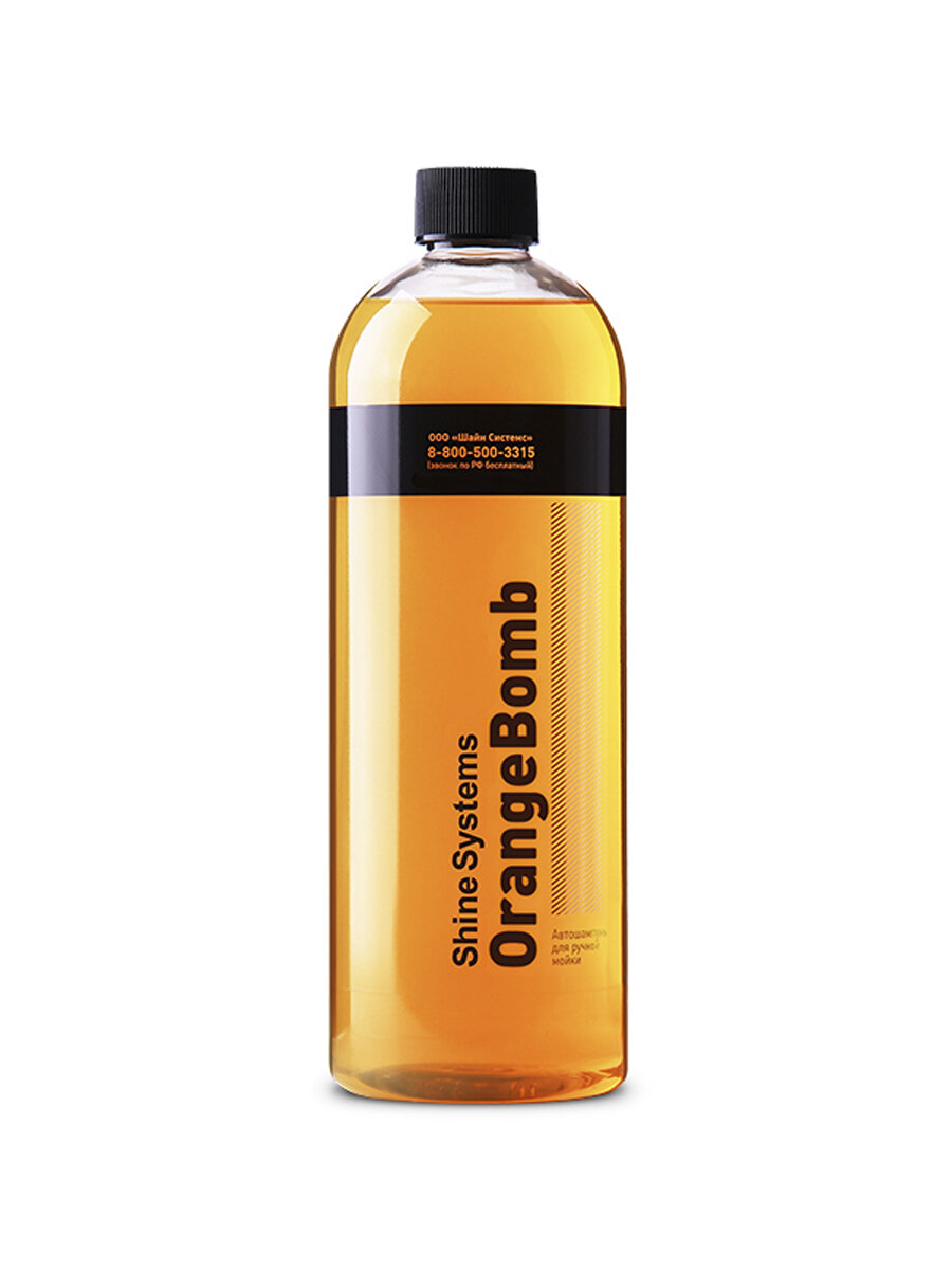 OrangeBomb Shampoo - Автошампунь для ручной мойки Shine Systems, 750 мл