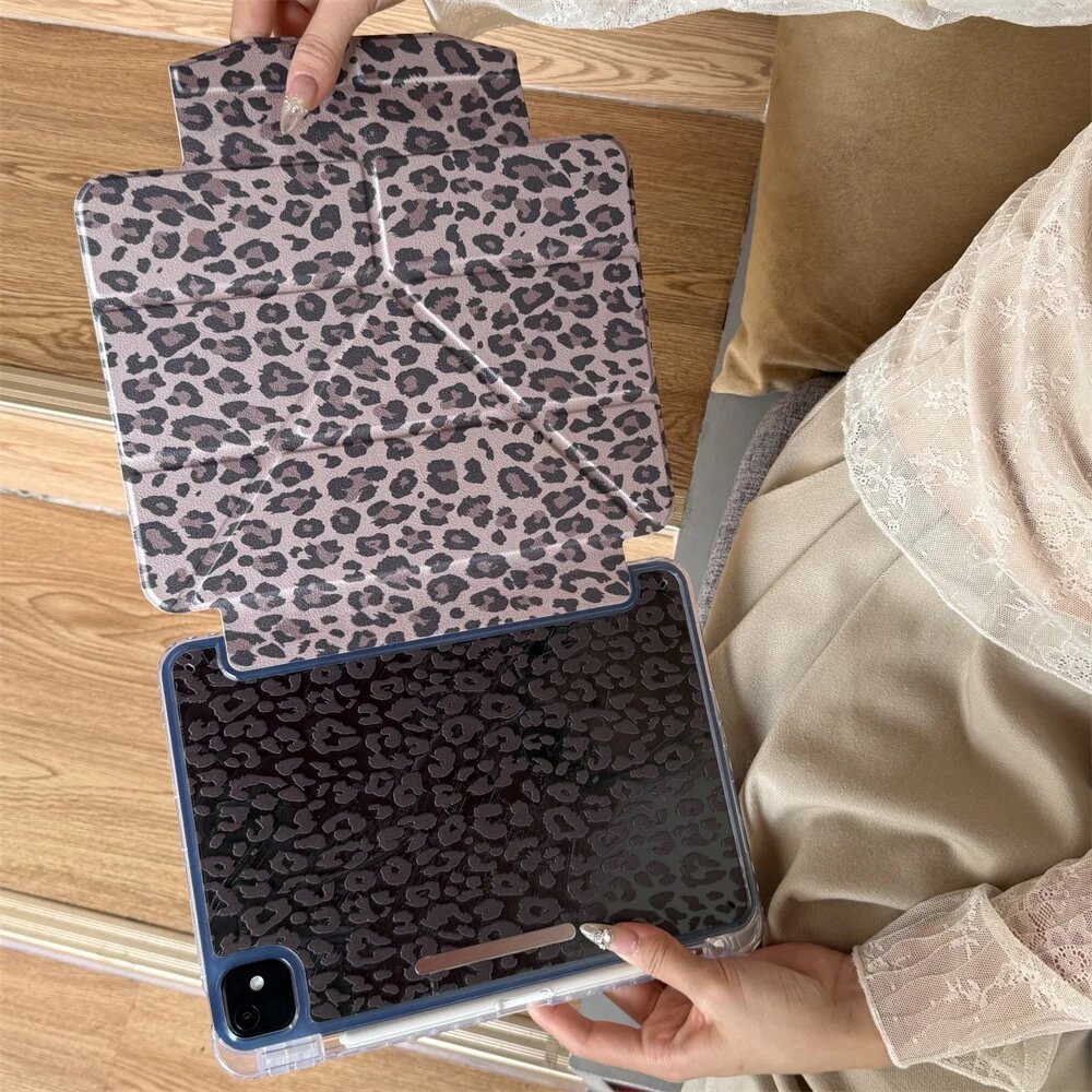 Чехол для iPad 10-11" с леопардовым принтом, JK433-3