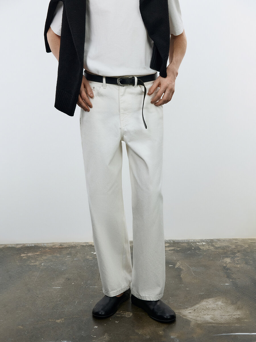 Джинсы широкие basic 