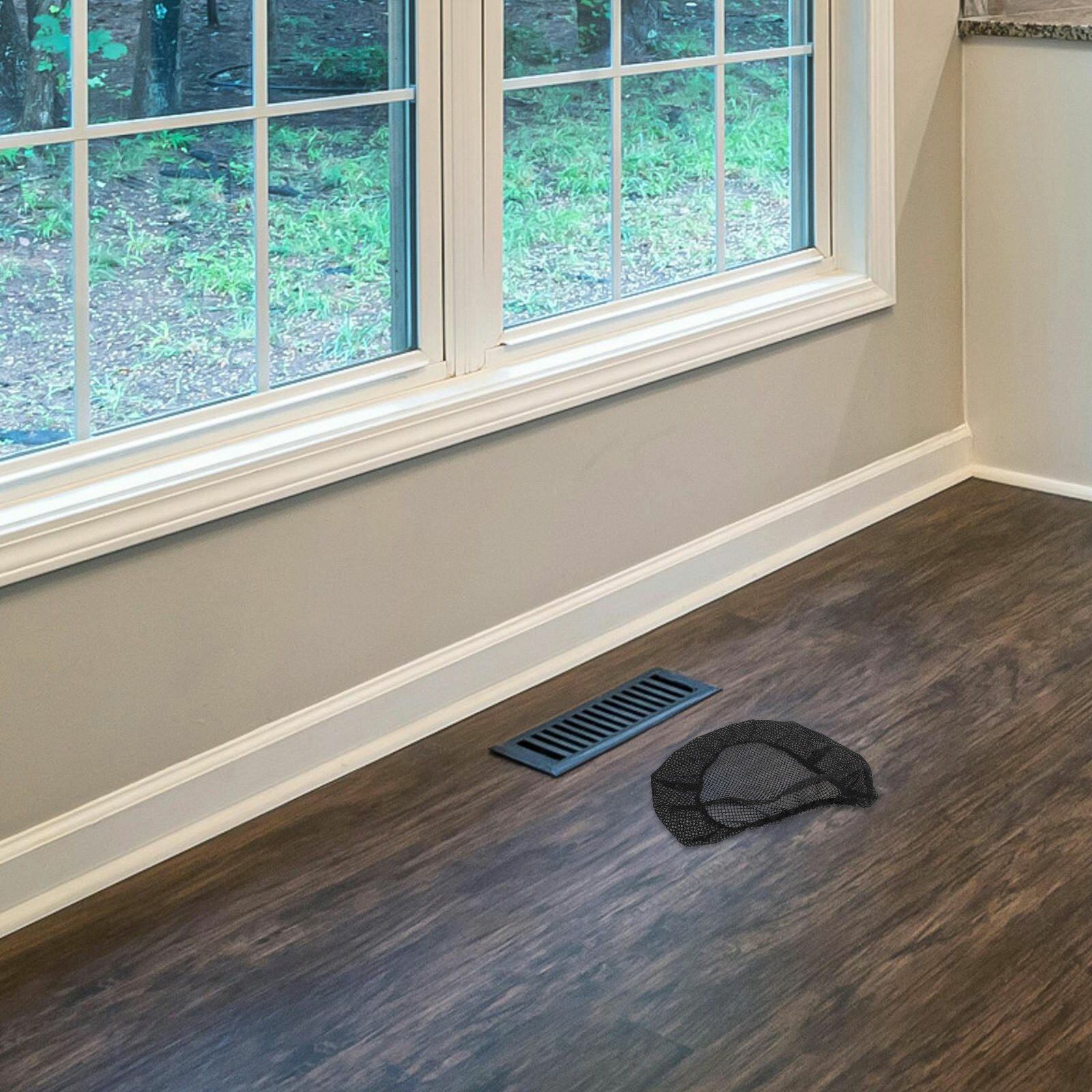 Покрытие Для Вентиляционного Отверстия, Обеспечивающее Чистый Воздух, Черное, Из Резинки И Полиэстеровой Сетки, 1 Штука