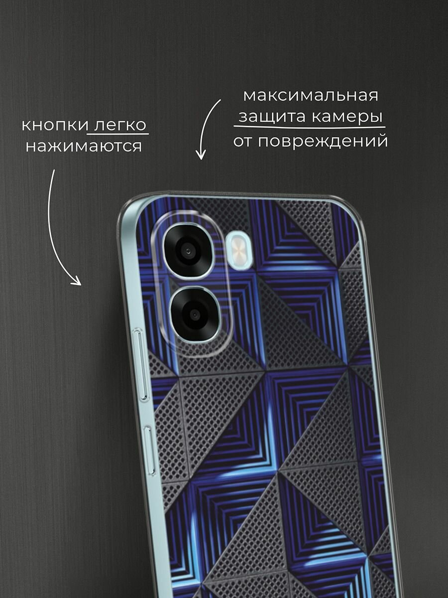 Силиконовый чехол на Oppo A6x / Оппо A6x с принтом IBM — фото 1