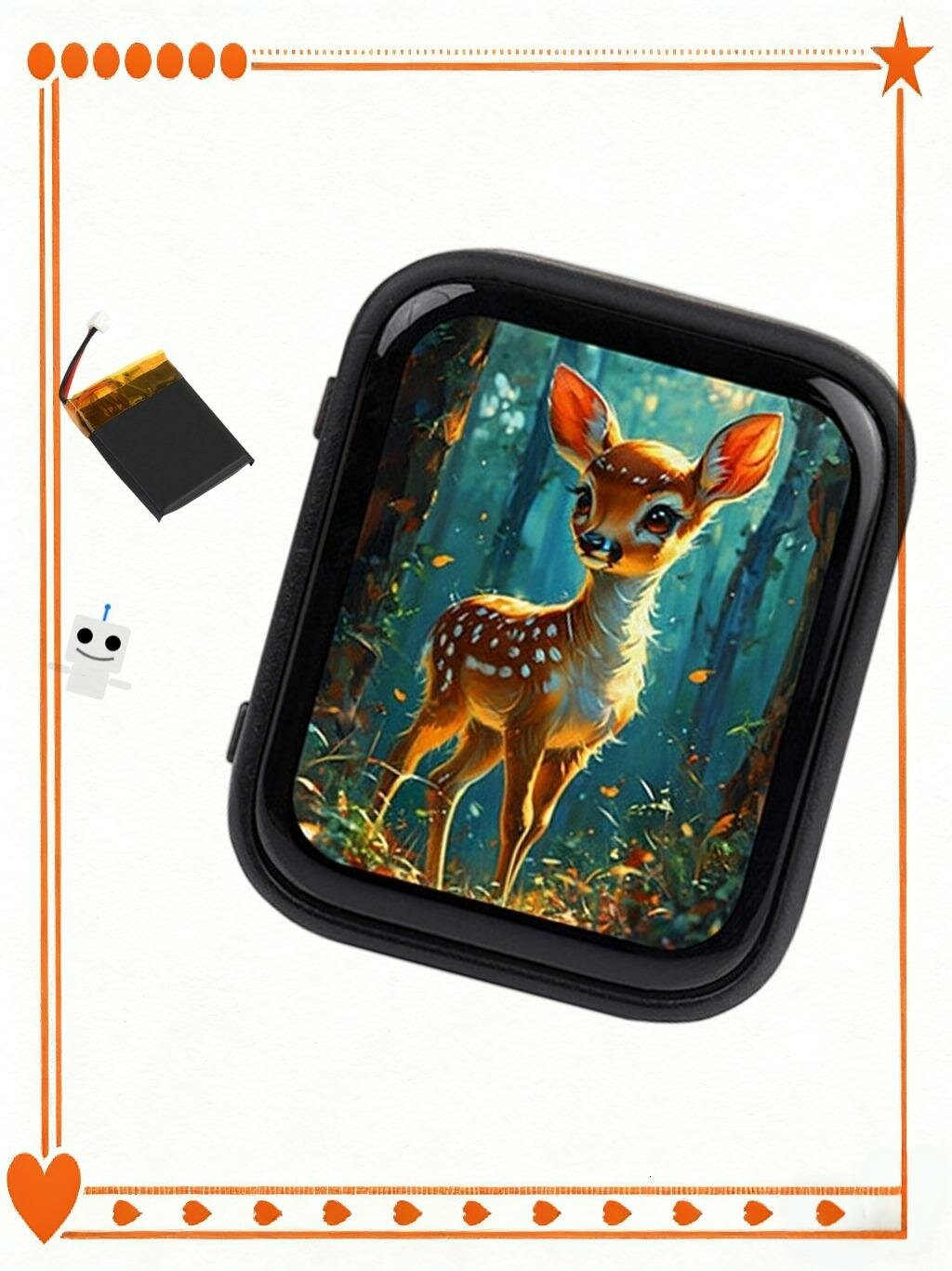 Развитая плата с AMOLED-дисплеем 1,8 дюйма и функцией голосового управления, Упаковка C