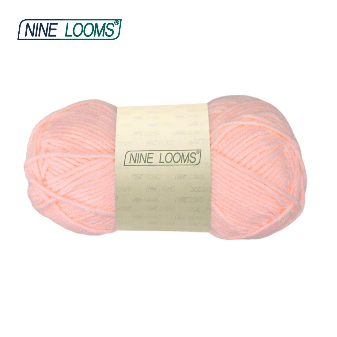 NINE LOOMS пряжа акриловая, Розовый, 50г, Цвет 47 Moonstone