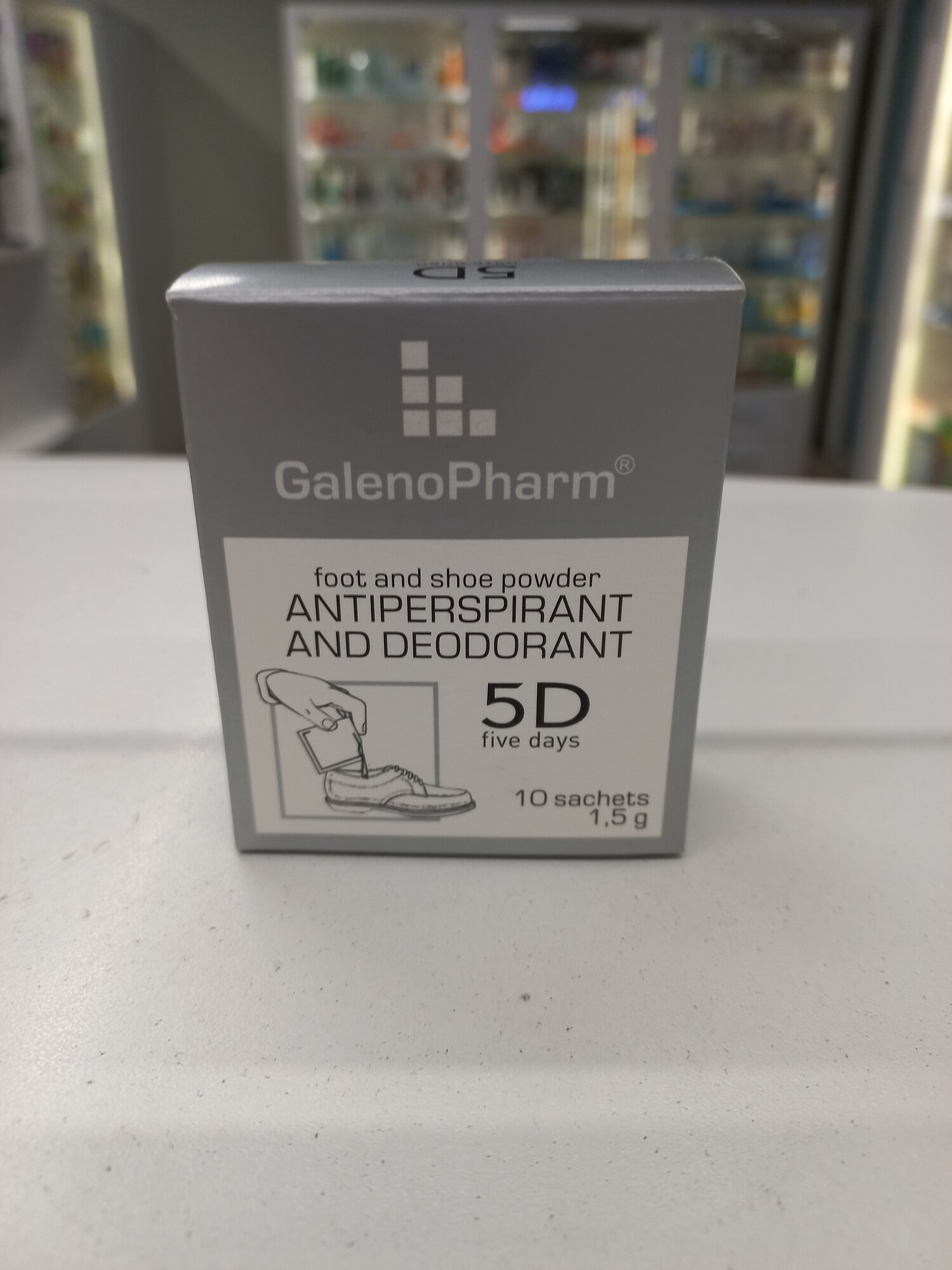 Средство от пота и запаха 5D , для всех типов кожи, пакетики по 1,5 г , 10 шт, 1 уп