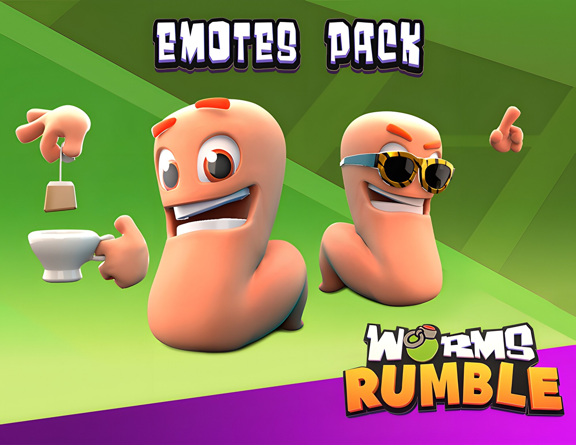 Worms Rumble - Emote Pack, Team 17 Software, цифровая версия, Steam (Для платформы PC)