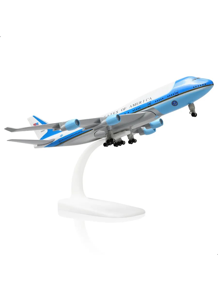 Boeing 747 VC-25A Air Force One 1/300, металл, подставка