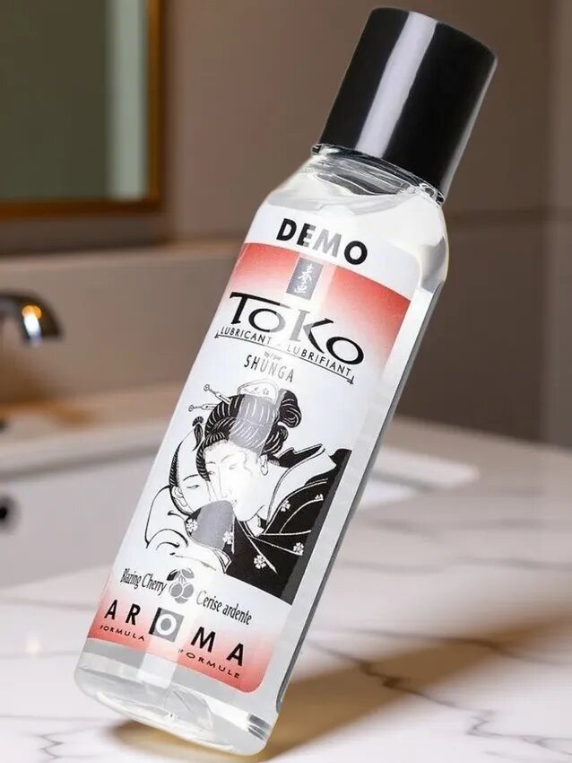 Лубрикант Shunga Toko Aroma на водной основе, со вкусом вишни, 60 мл